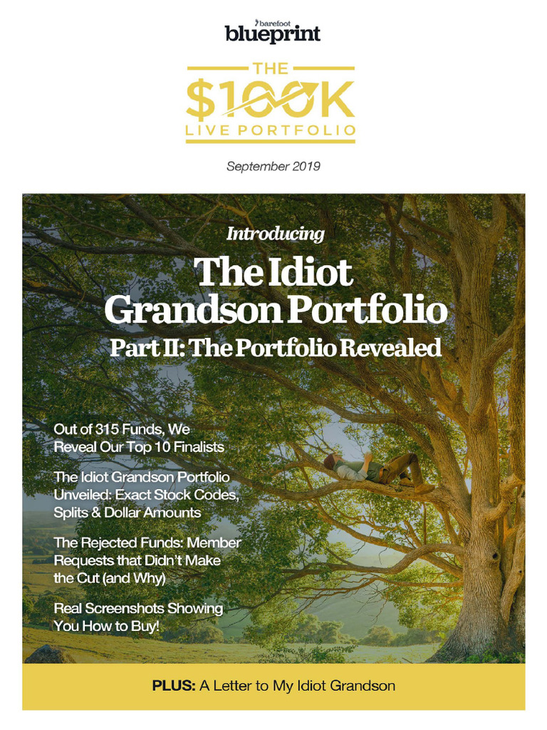 1909 100k Portfolio Report Idiot Grandson | PDF