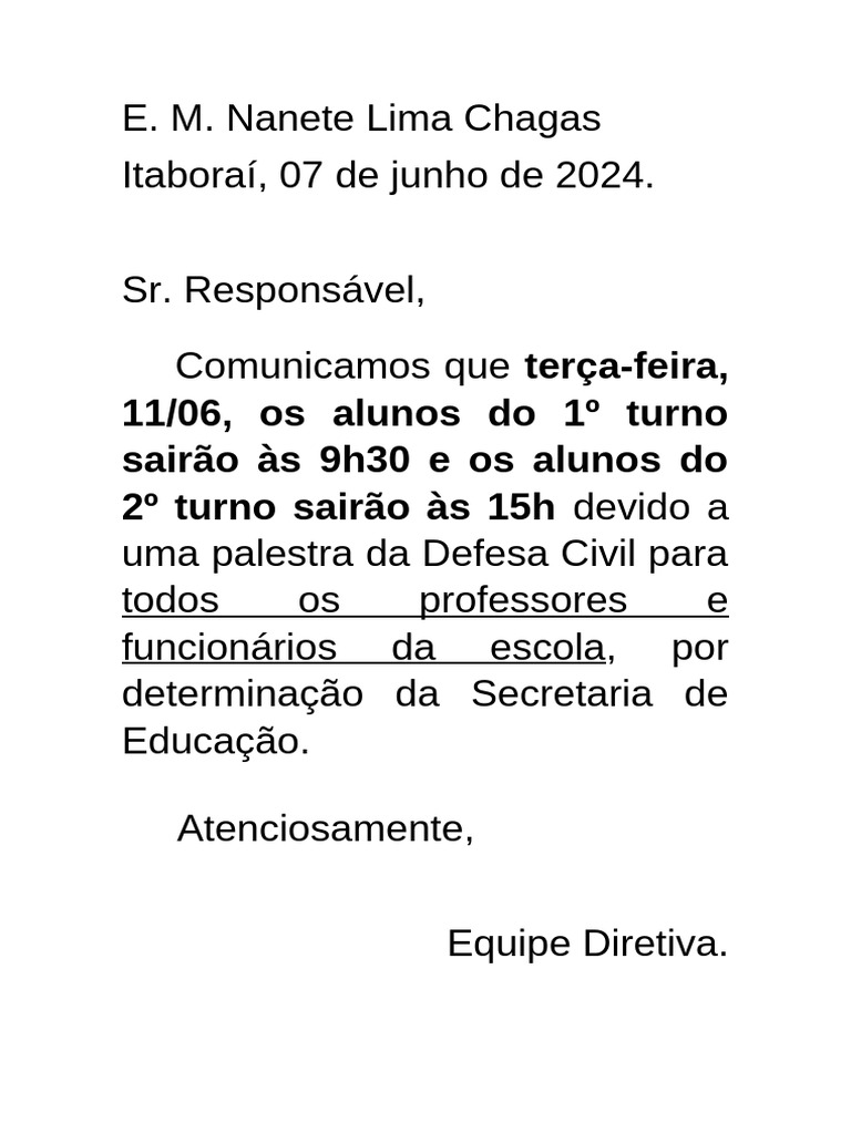 Bilhete Feriado PORTÃO | PDF