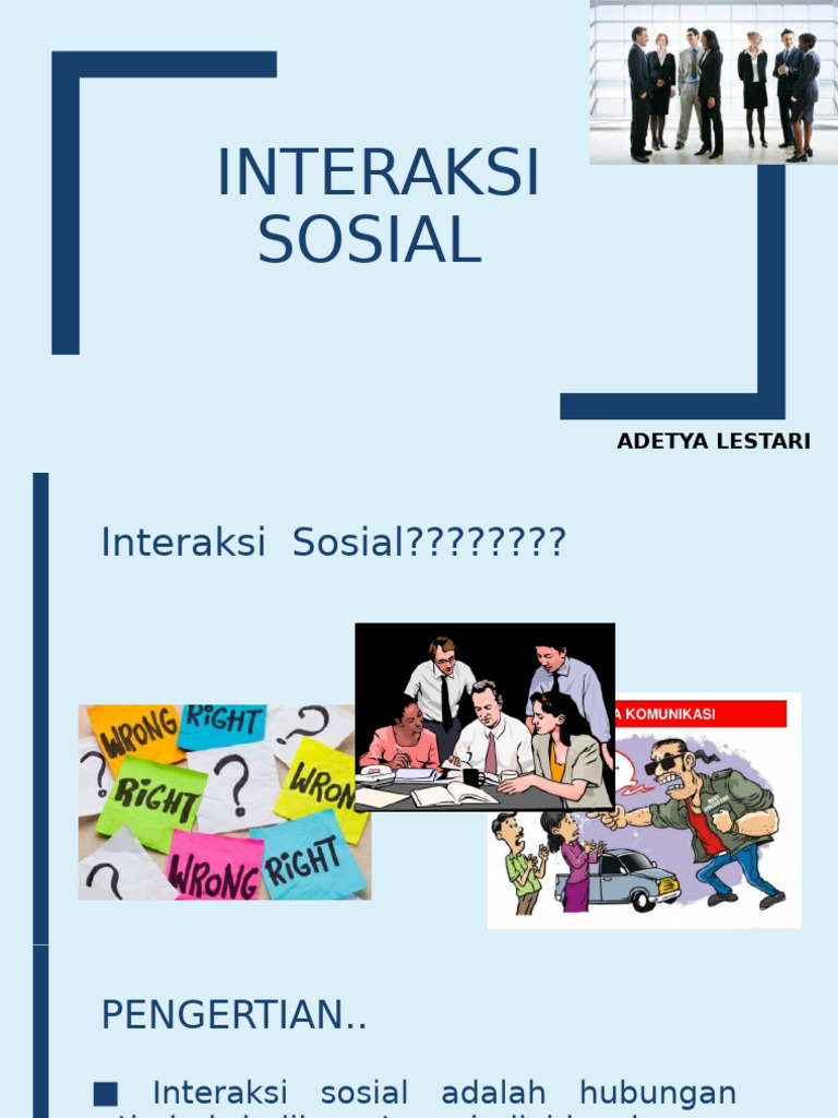 Tema 2 Interaksi Sosial | PDF