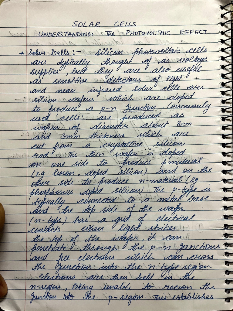Solar Cell Written | PDF