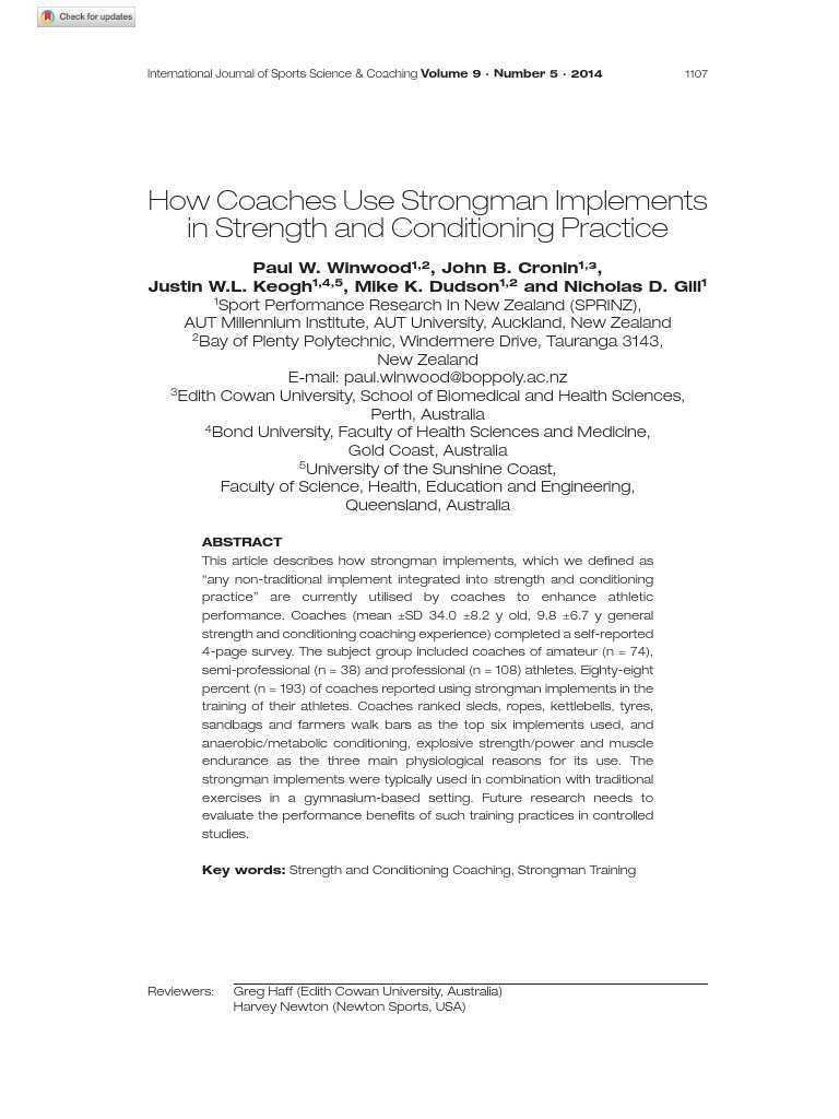 Strongman in Athletics | PDF