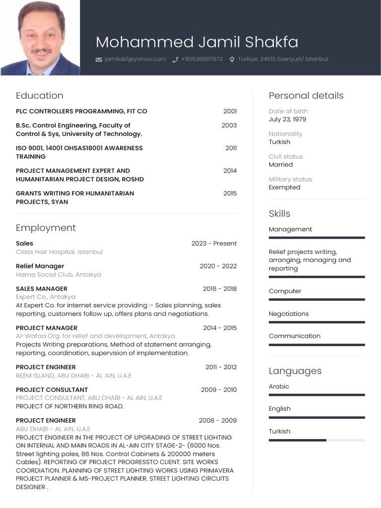 Resume Mohammed Jamil Shakfa-1 | PDF
