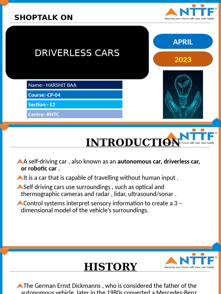 Driverless Cars | PDF