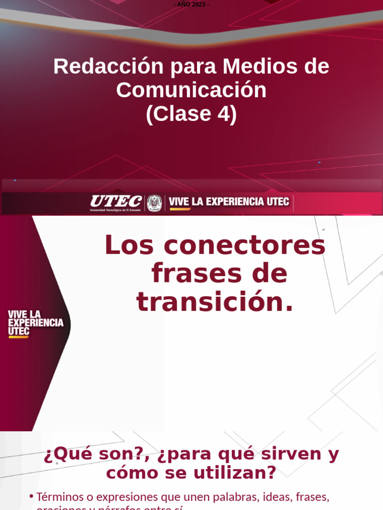 4. Los Conectores | PDF