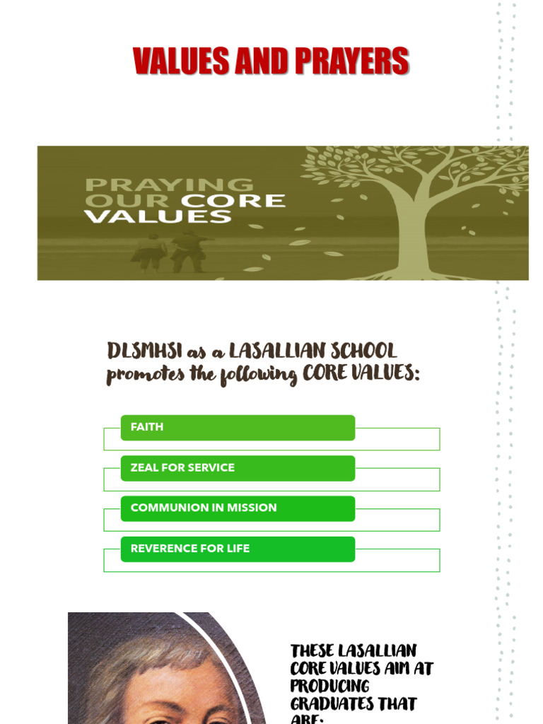 Values and Prayers | PDF