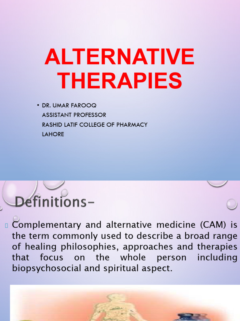 Alternative Therapies | PDF