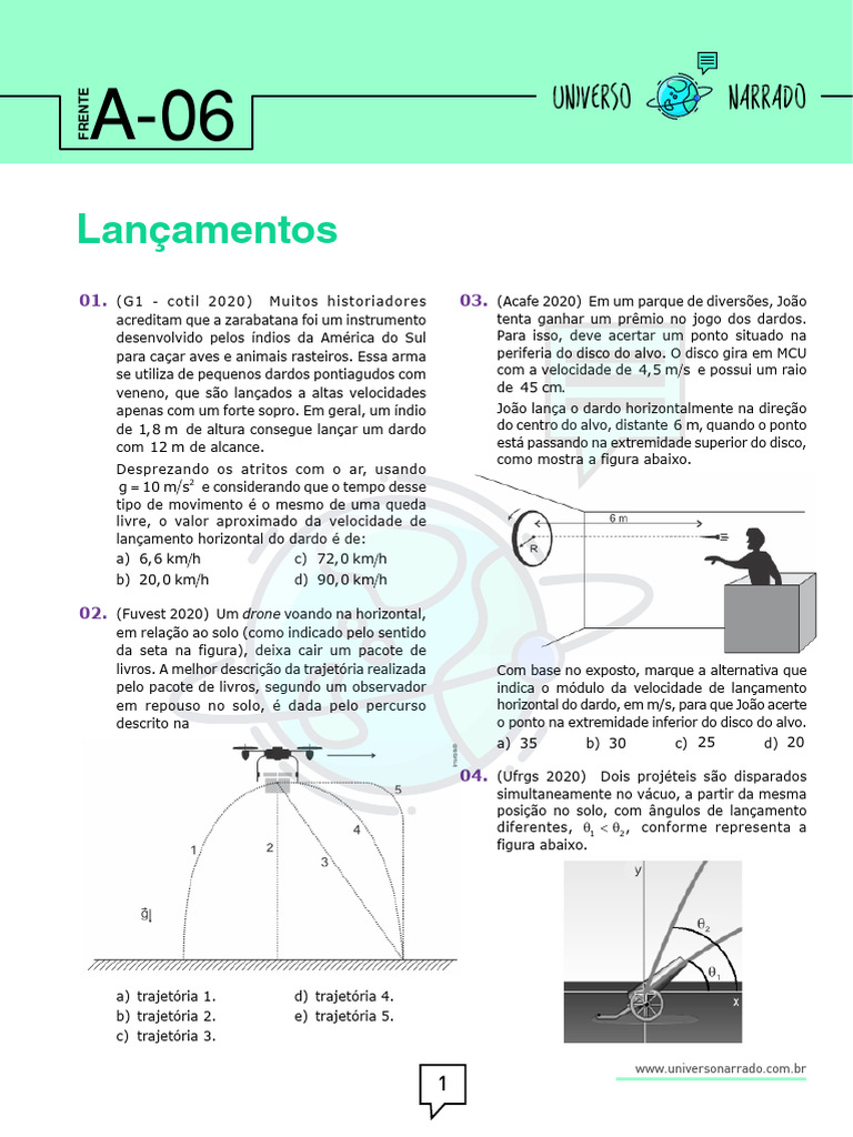 A06 - Exercícios | PDF