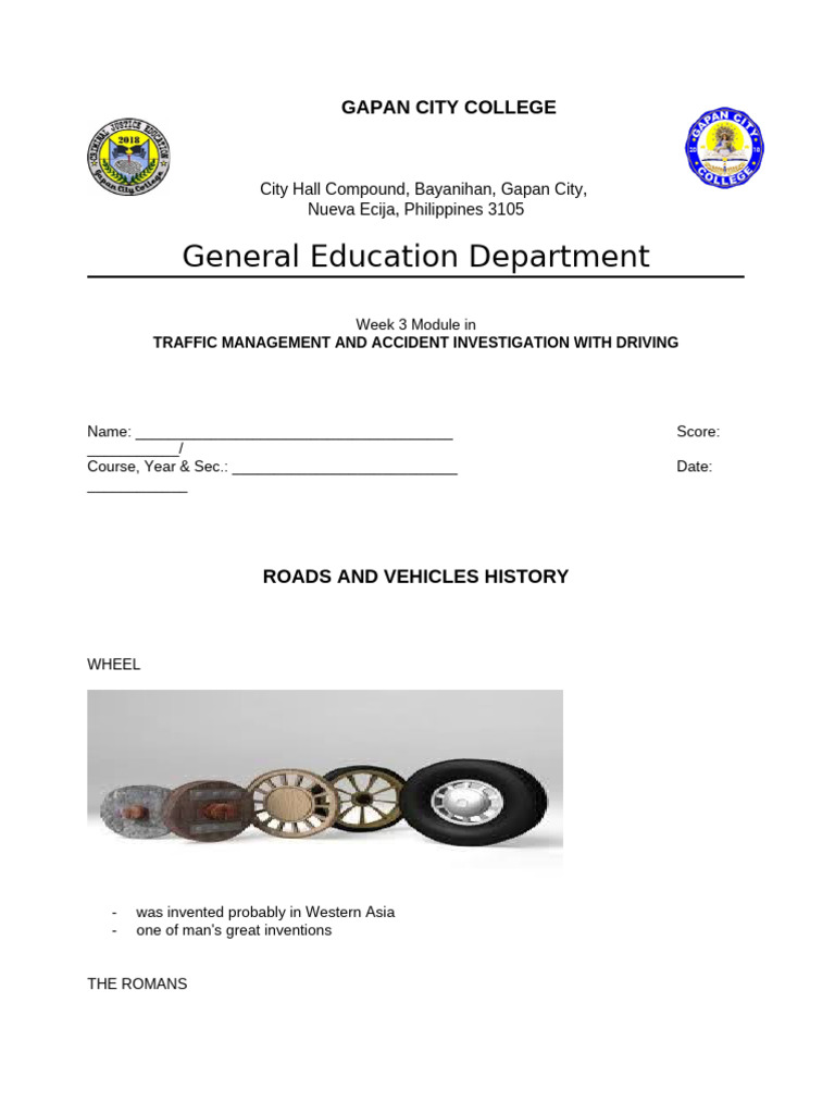 Traffic Week 3 | PDF