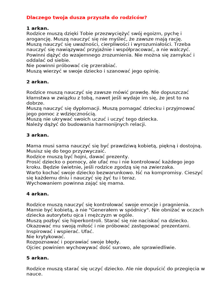 Po Co Dusza Przyszla Matryca Losu | PDF