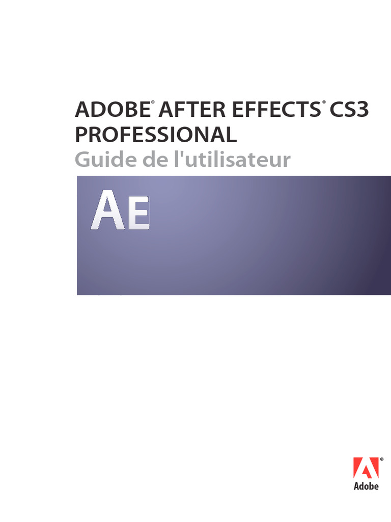 Aftereffects Cs3 Help | PDF