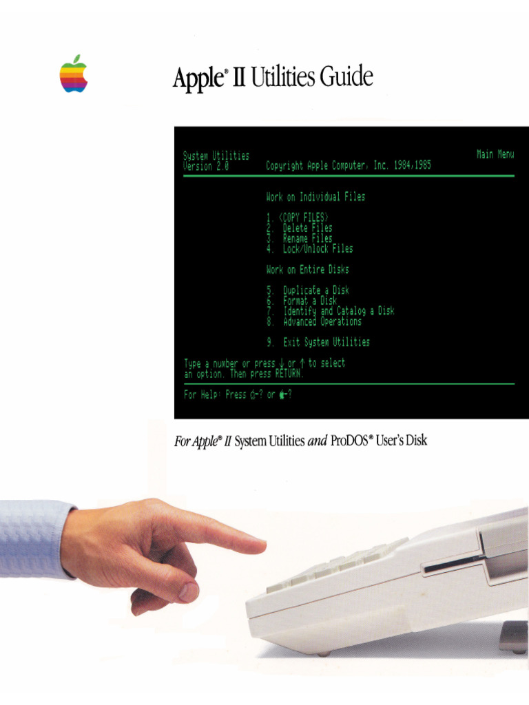 Apple II Utilities Guide | PDF