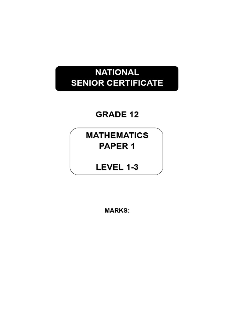 GR 12 Mathematics Level 1-3 | PDF | Quadratic Equation | Interest