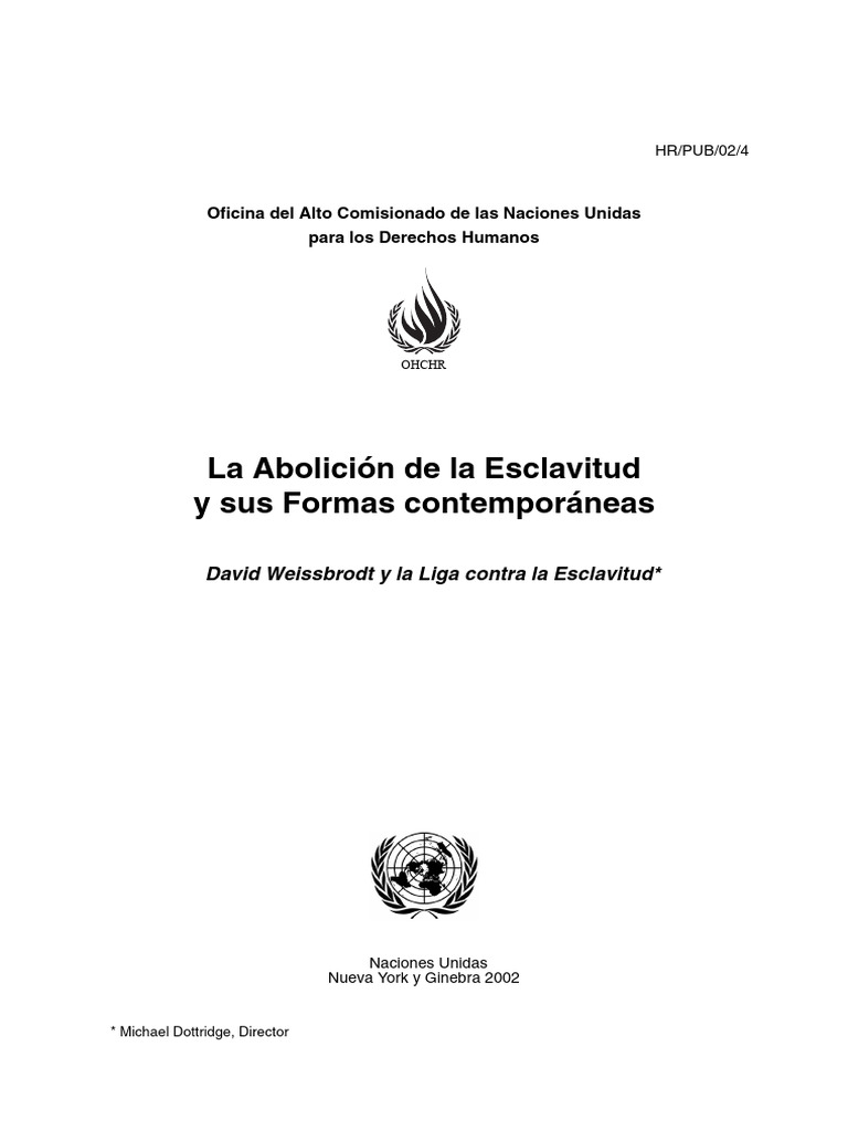 La Abolición de La Esclavitud y Sus FCE | PDF