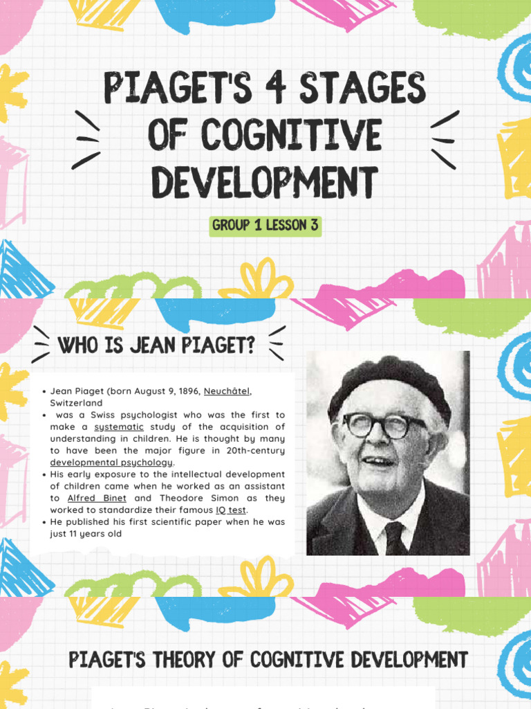 Group 1 Lesson 2 Piaget's Cognitive Stages of Development - Compressed ...