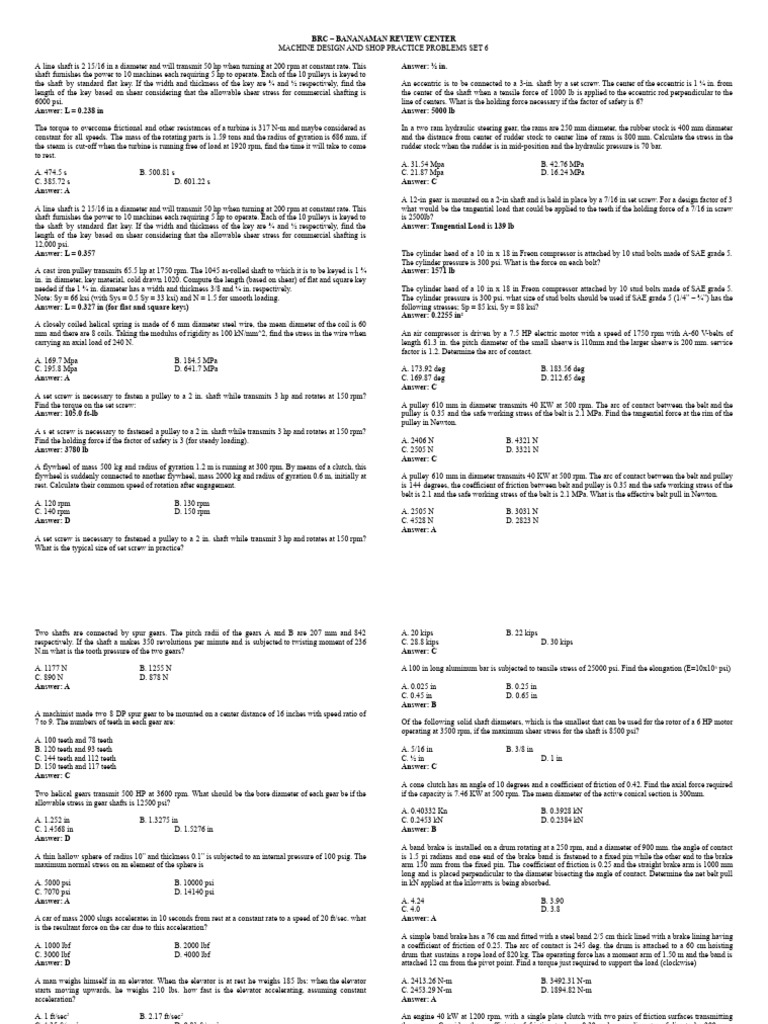 MDSP Set 6 | PDF
