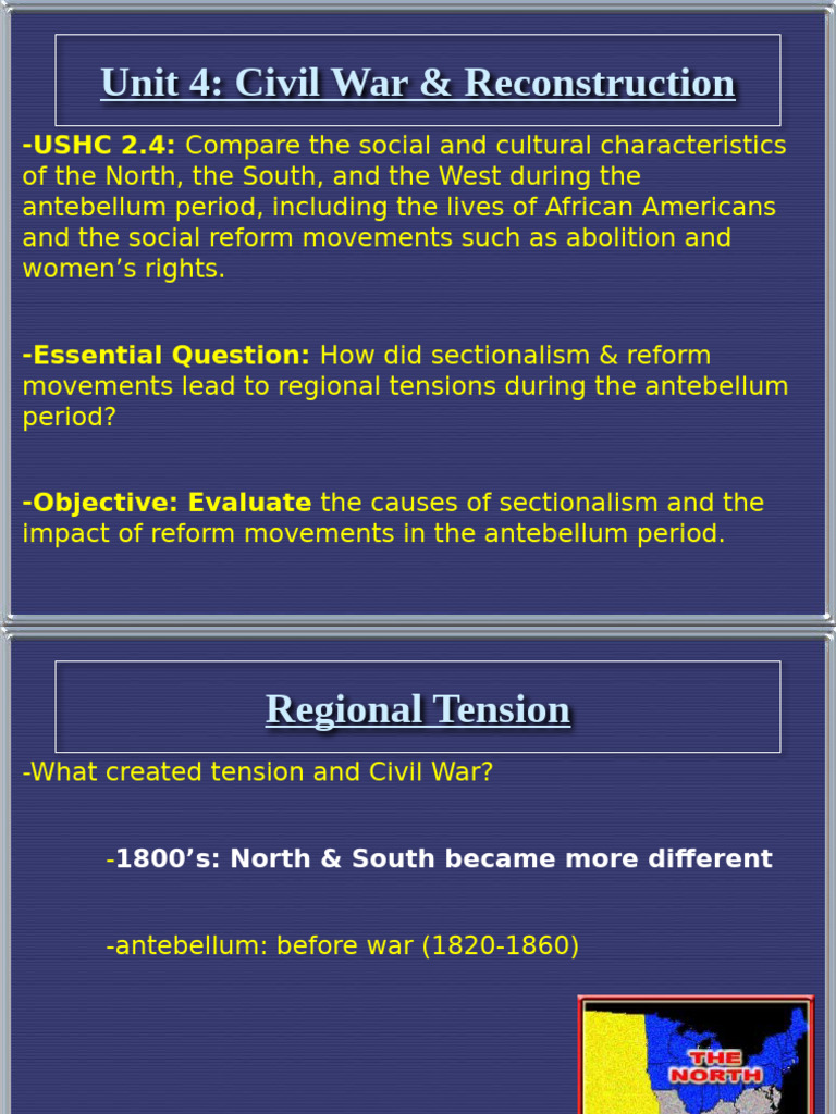 Antebellum America | PDF