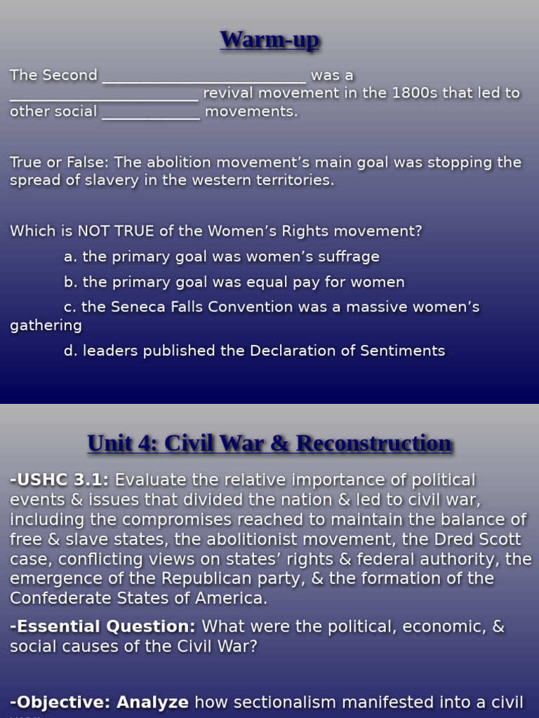 Road to Civil War | PDF