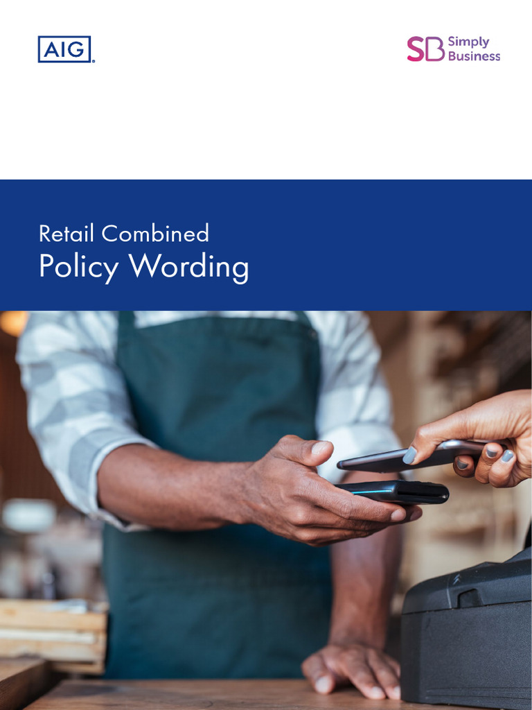 22-Policy Wording | PDF