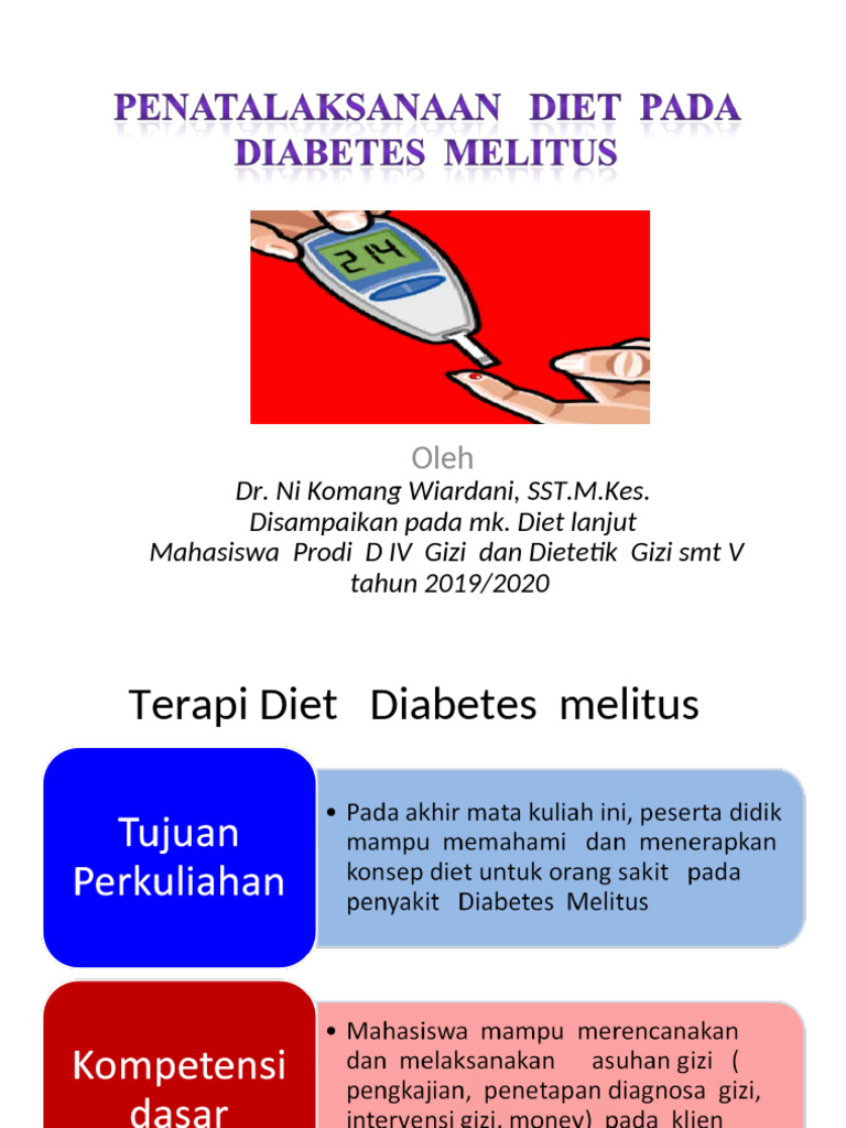 Terapi Diet DM | PDF