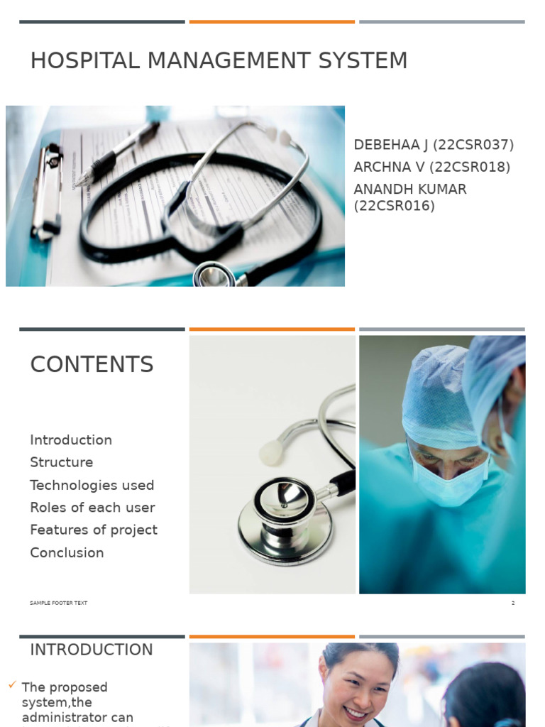 Hospital Management System | PDF | Patient | Health Care