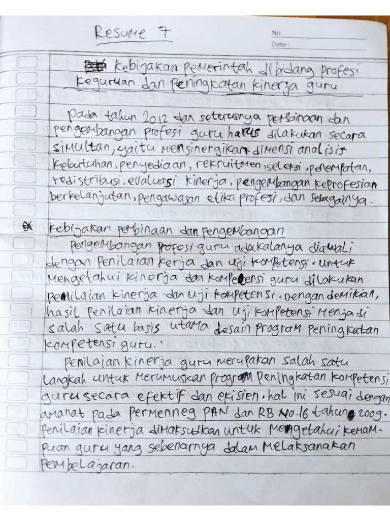 Resume-7 - Profesi Keguruan - Sasmitro Anggoro Compressed Medium | PDF