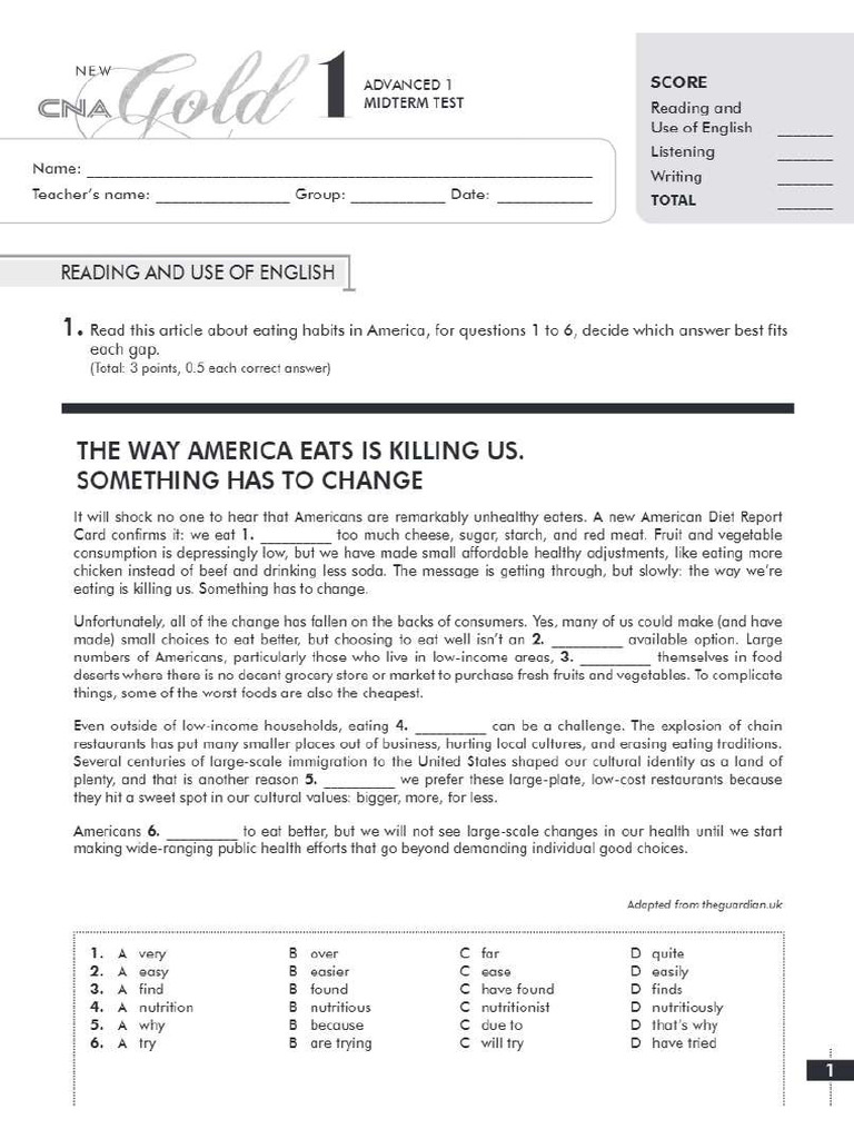 ADV1 - mindterm type A | PDF