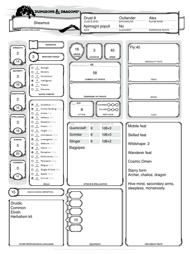 Apimagni Scottish Bee DND | PDF