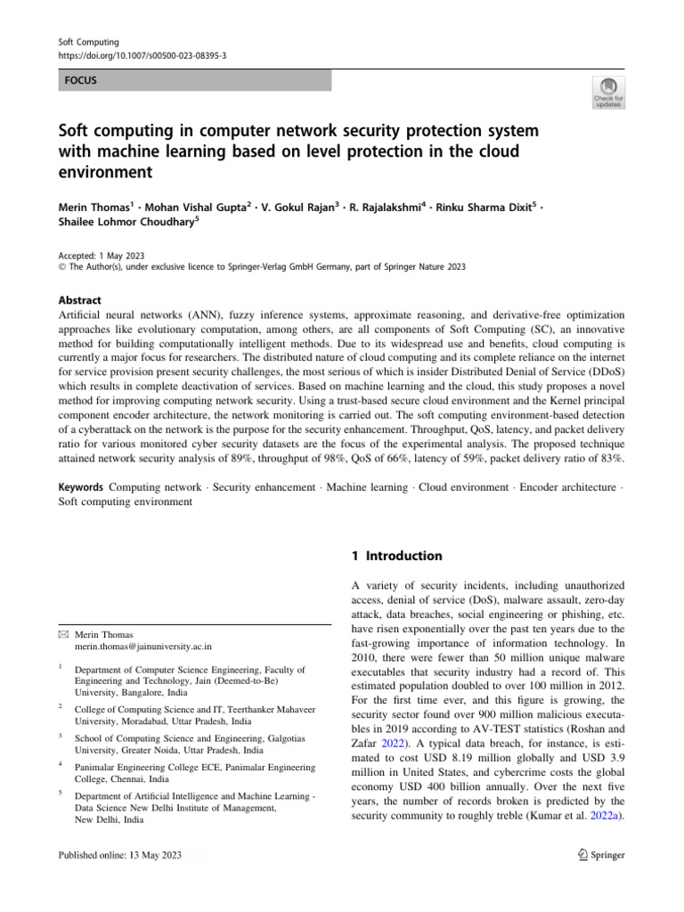 Softcomputing Paper | PDF