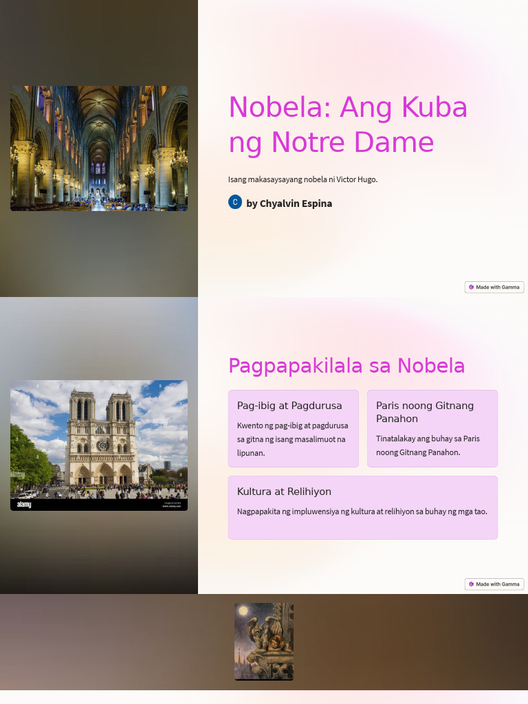 Nobela Ang Kuba NG Notre Dame | PDF | Claude Frollo | Quasimodo