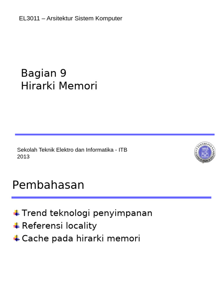 4 Hirarki Memori | PDF