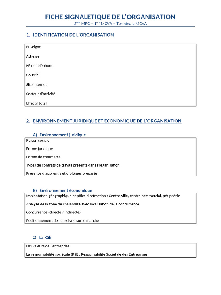 Fiche Signaletique v3 | PDF