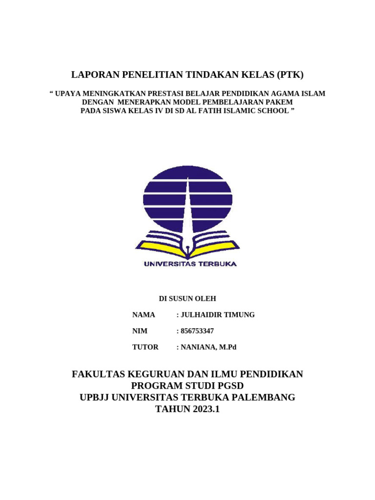 Tugas PTK Akhir | PDF
