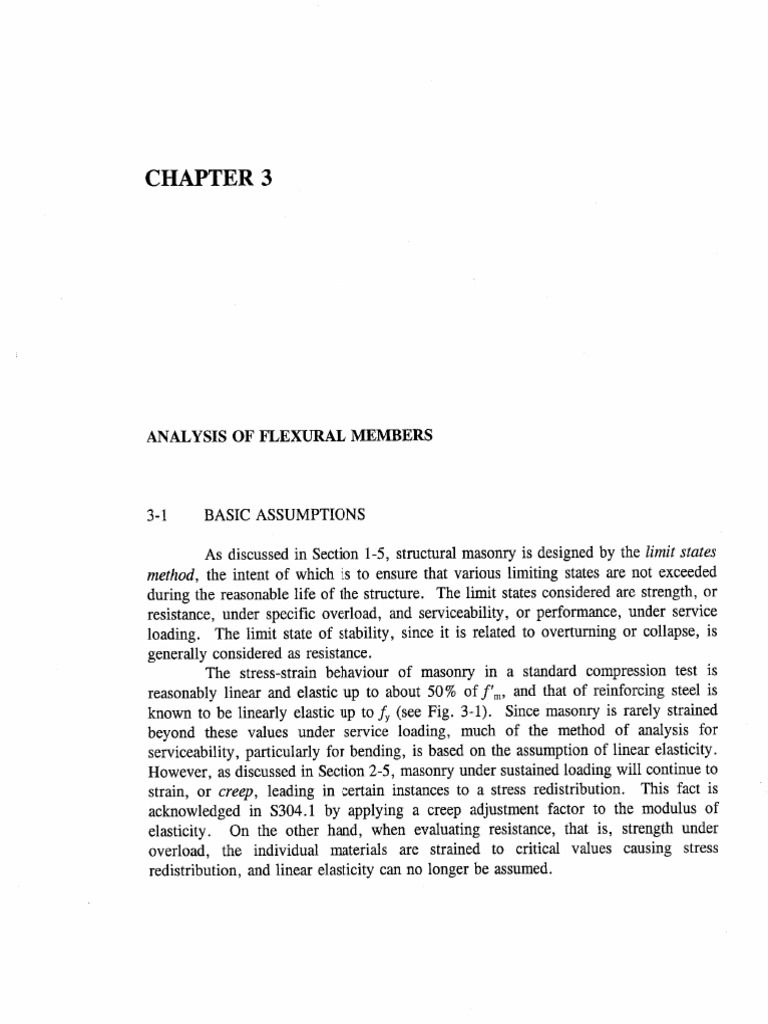 Chapter 3 Analysis of Flexural Members | PDF