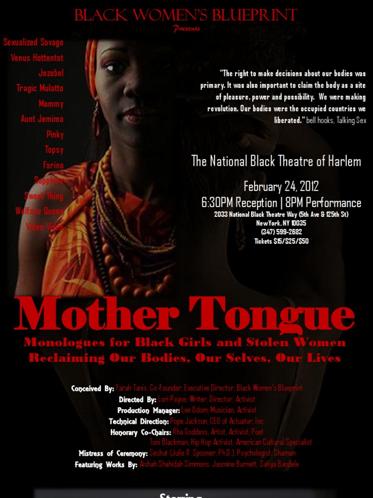 Mother Tongue Monologues Invitation-Final | PDF | Sex