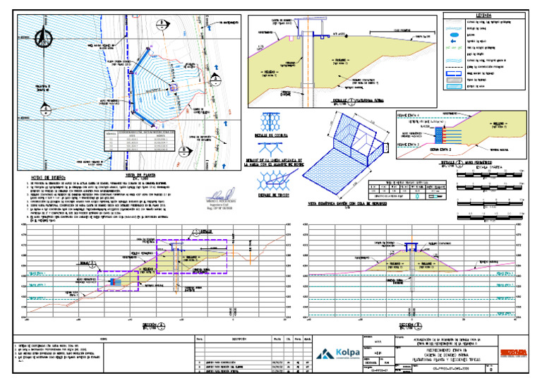 GS-PRY20-07-DWG-3309-Plataforma Fatima Planta y secciones_Rev.0 | PDF