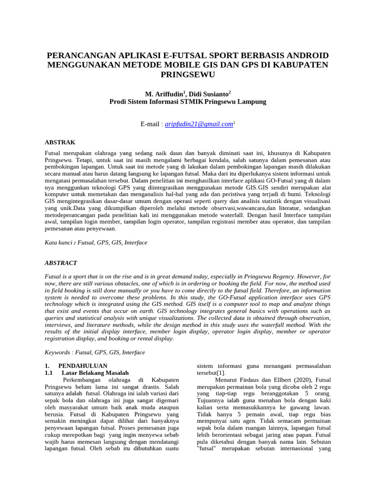 JURNAL ARIF FIXx | PDF