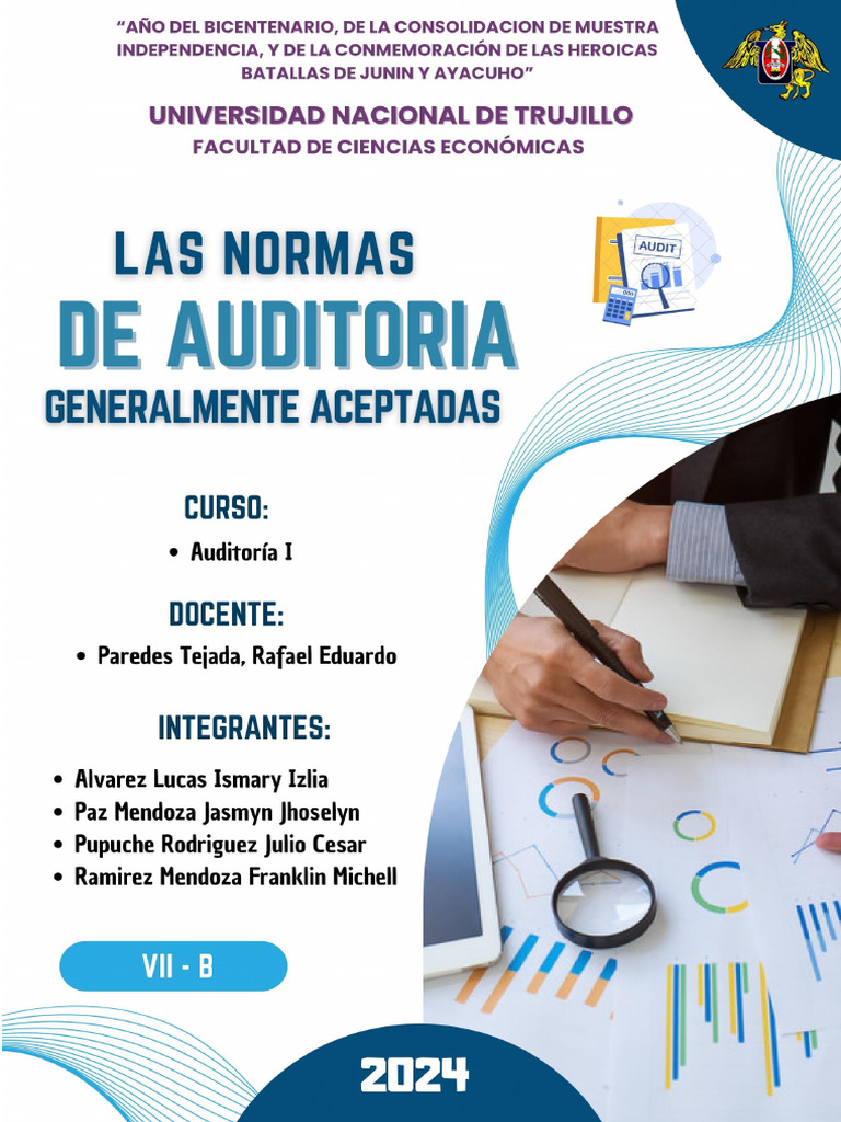 Las Normas de Auditoria Generalmente Aceptadas | PDF