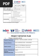 AIP WFP 2024 and SMEA Templates | PDF | Teachers | Learning