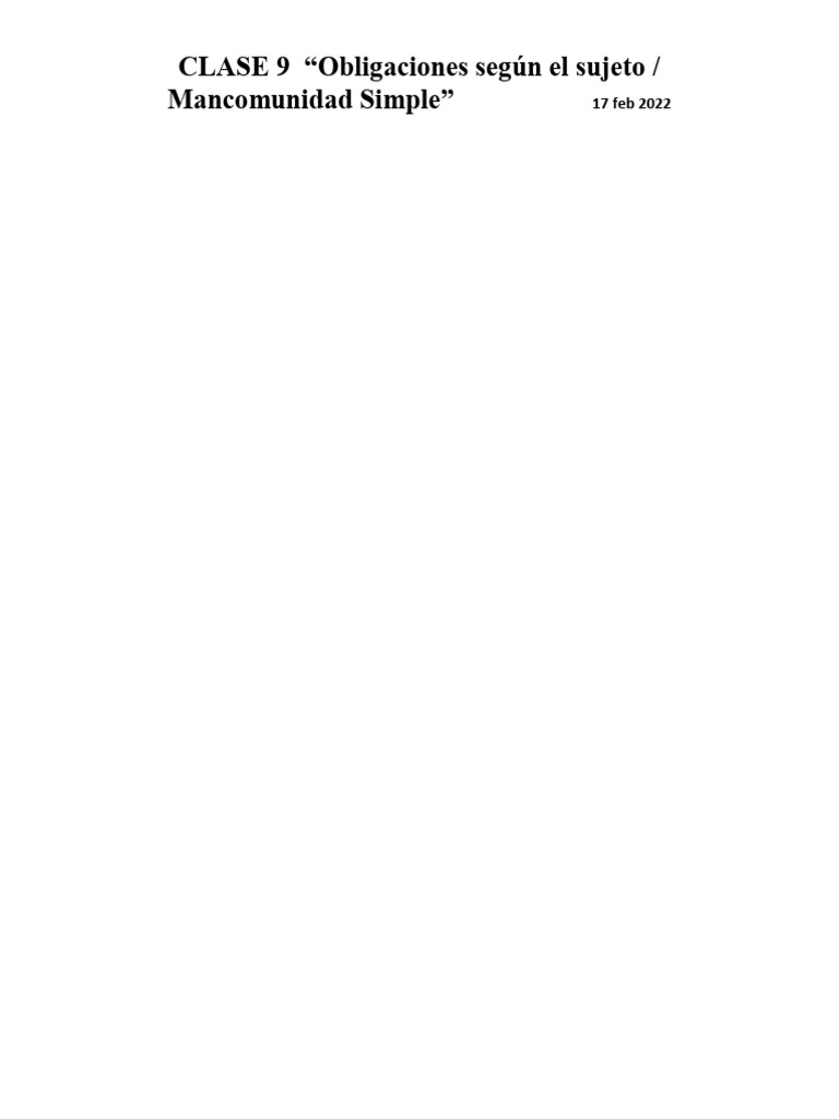 Clase 9 | PDF