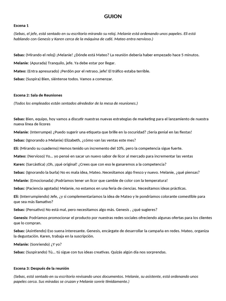 GUION | PDF