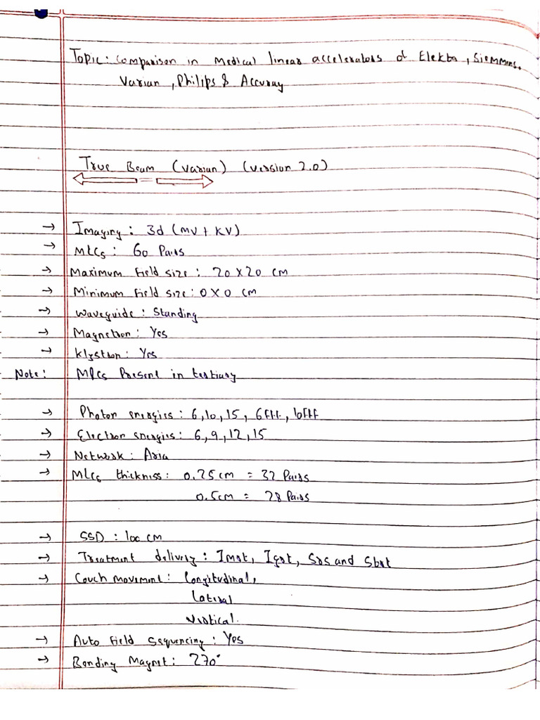 Linac Specification | PDF