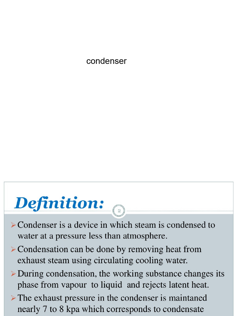 Condenser 3 | PDF