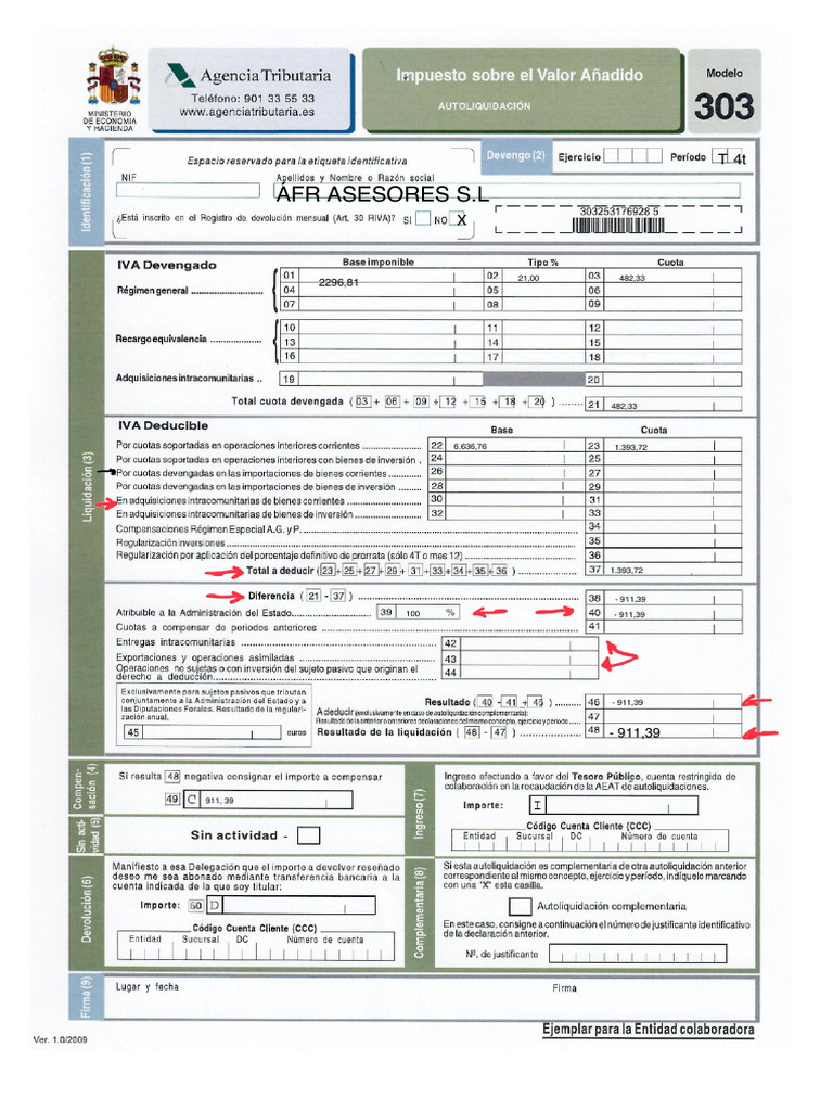 MODELOS 303, 111 Y 115 para 1 Por Página | PDF