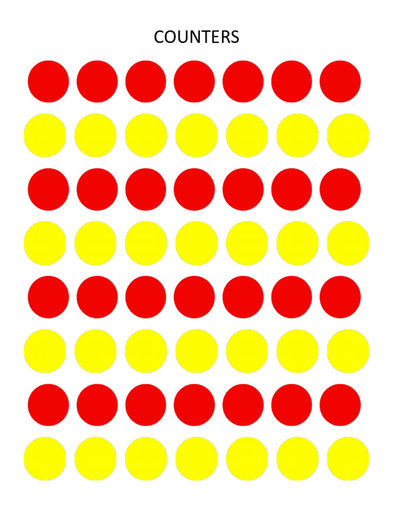 Red and Yellow Counters | PDF