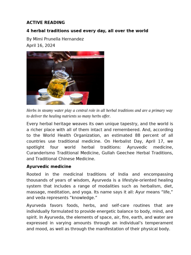 ACTIVE READING 1 | PDF