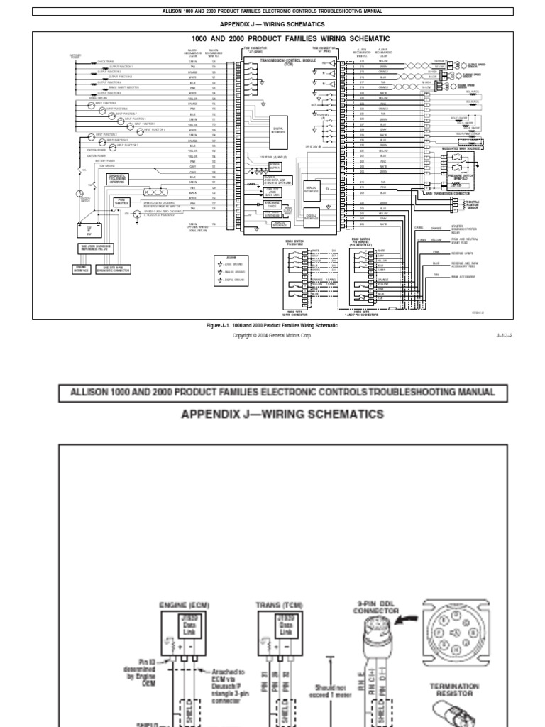 1000 2000 Pre-4th Gen Wiring Schematic | PDF