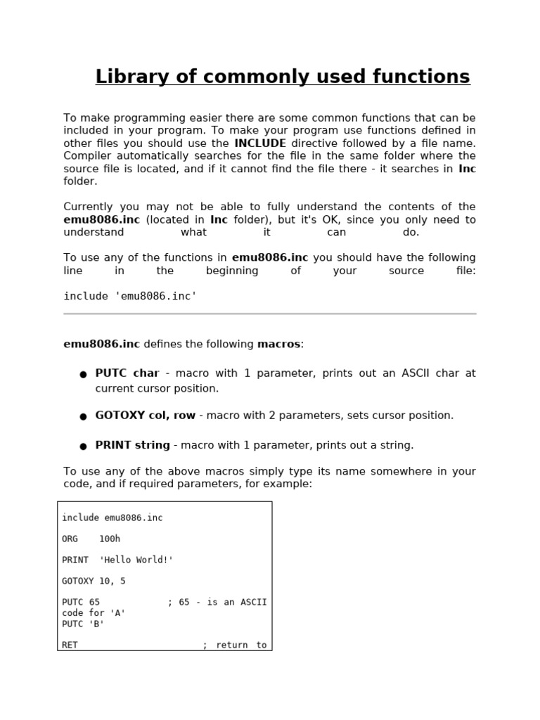 Coal Lab 3 Reference Materail | PDF | Computer File | Computers