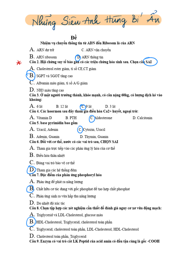 Đề DH20 Có Đáp Án | PDF