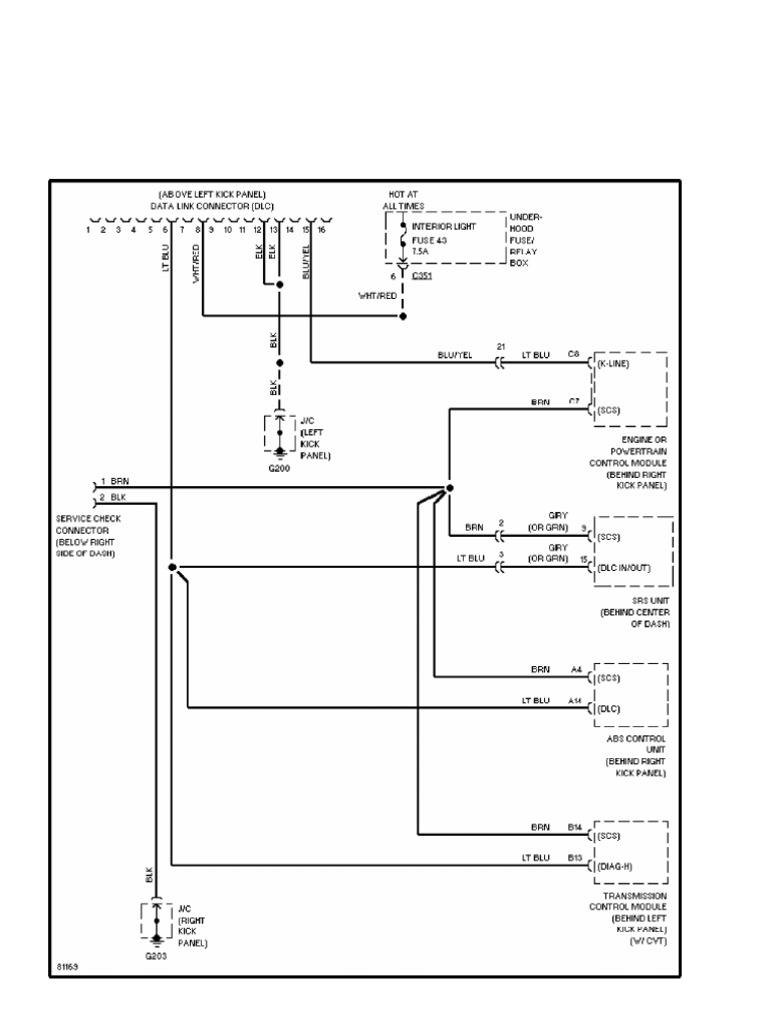 System Wiring Diagrams Computer Data Lines | PDF