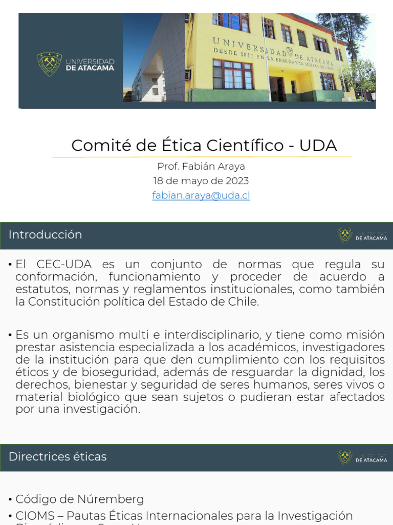 Uso de CEC - UDA | PDF